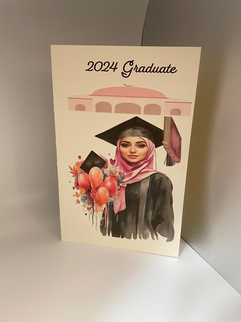 Customized Muslim, Islamic, Hijabi Graduation Greeting Cards - Etsy