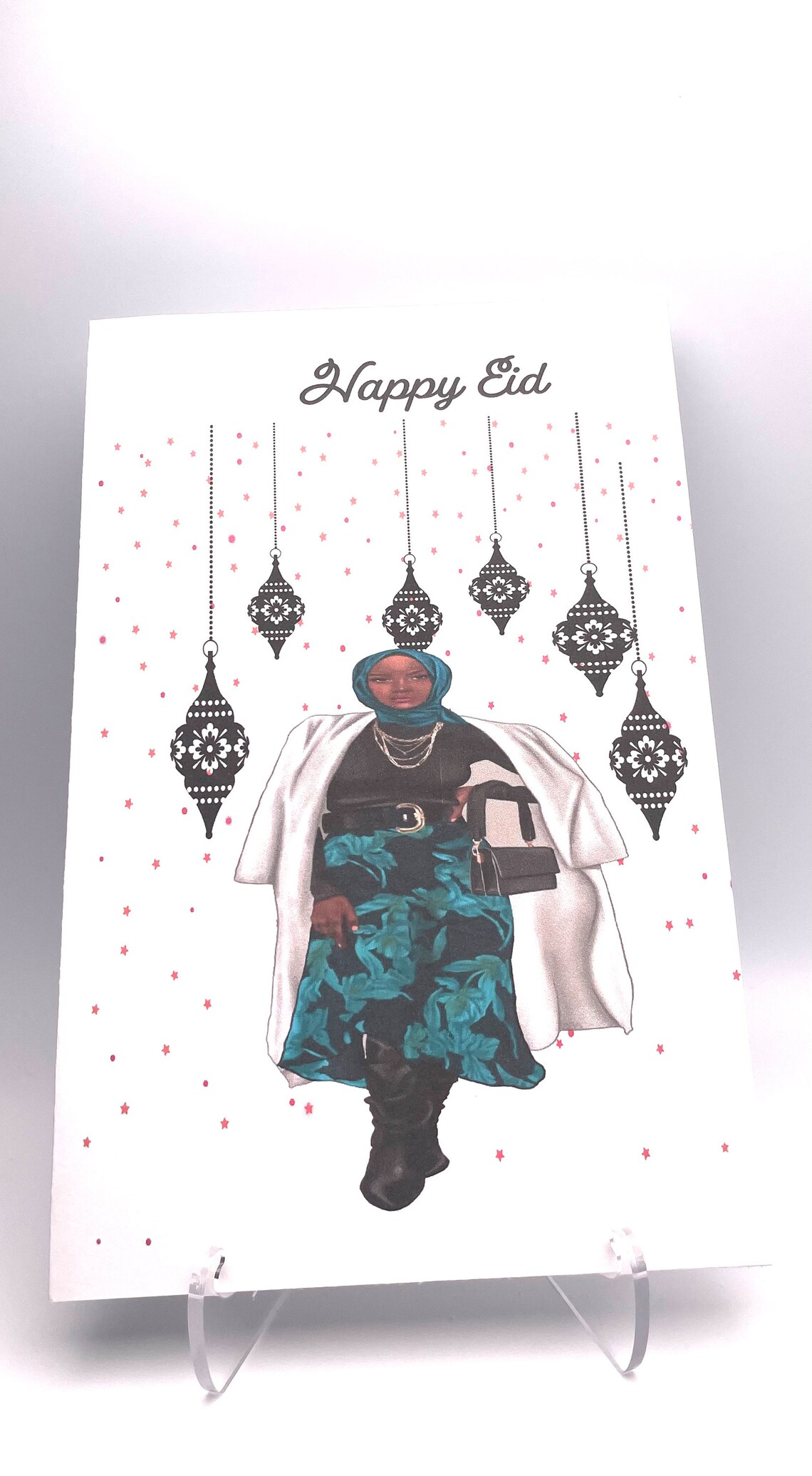 Customized Muslim Islamic Eid Greeting Cards - Etsy