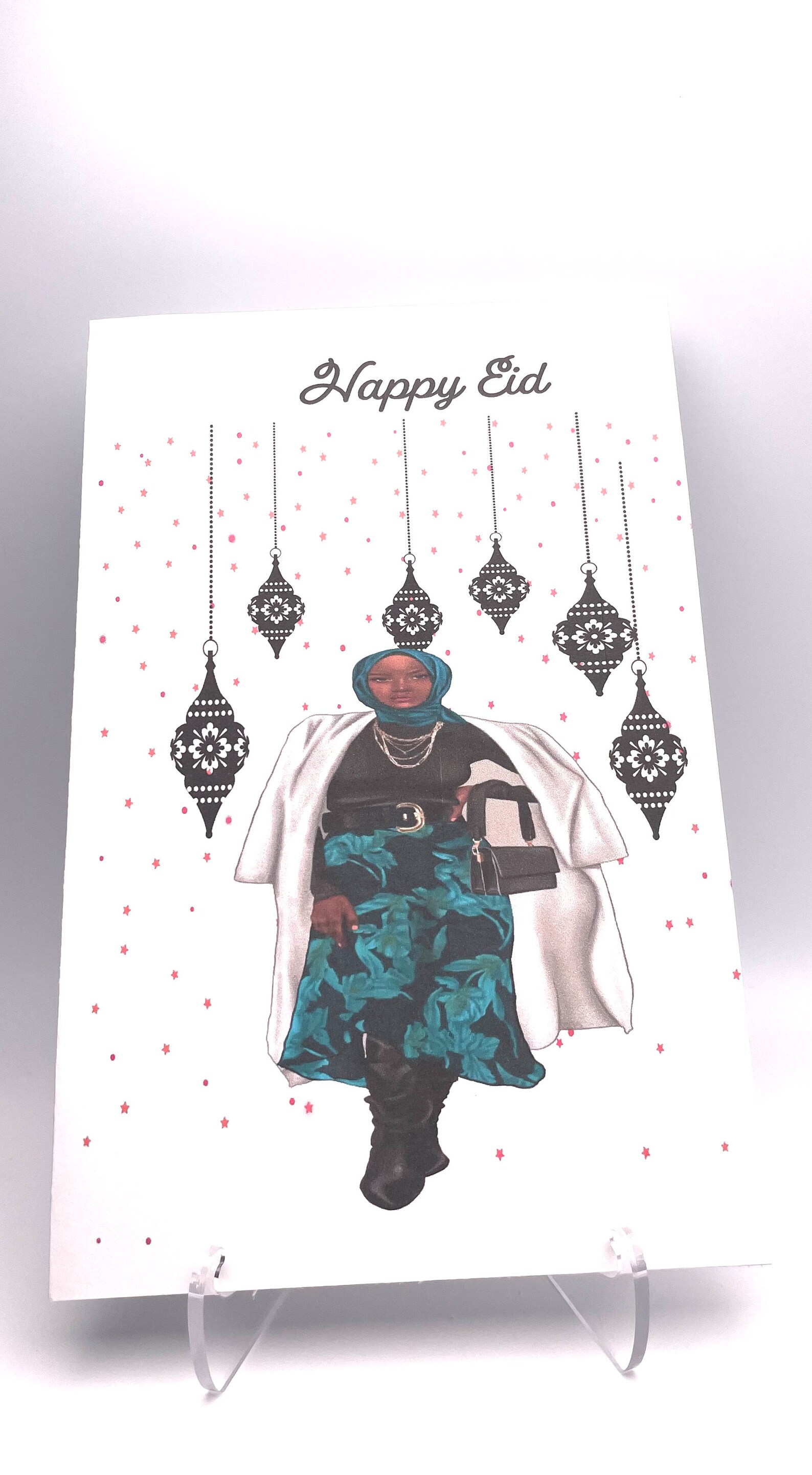 Customized Muslim Islamic Eid Greeting Cards - Etsy