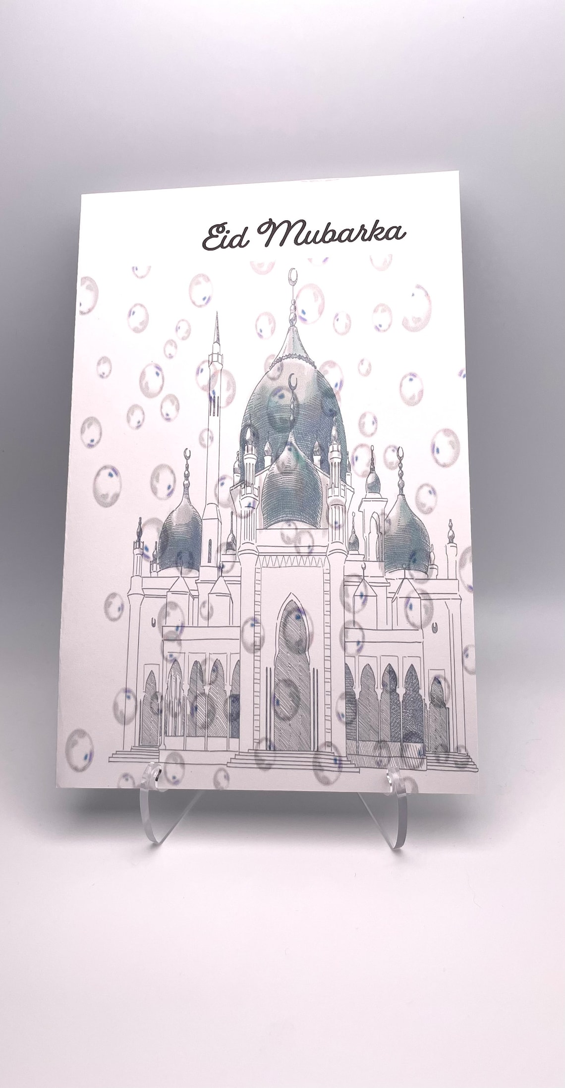 Customized Muslim Islamic Eid Greeting Cards - Etsy