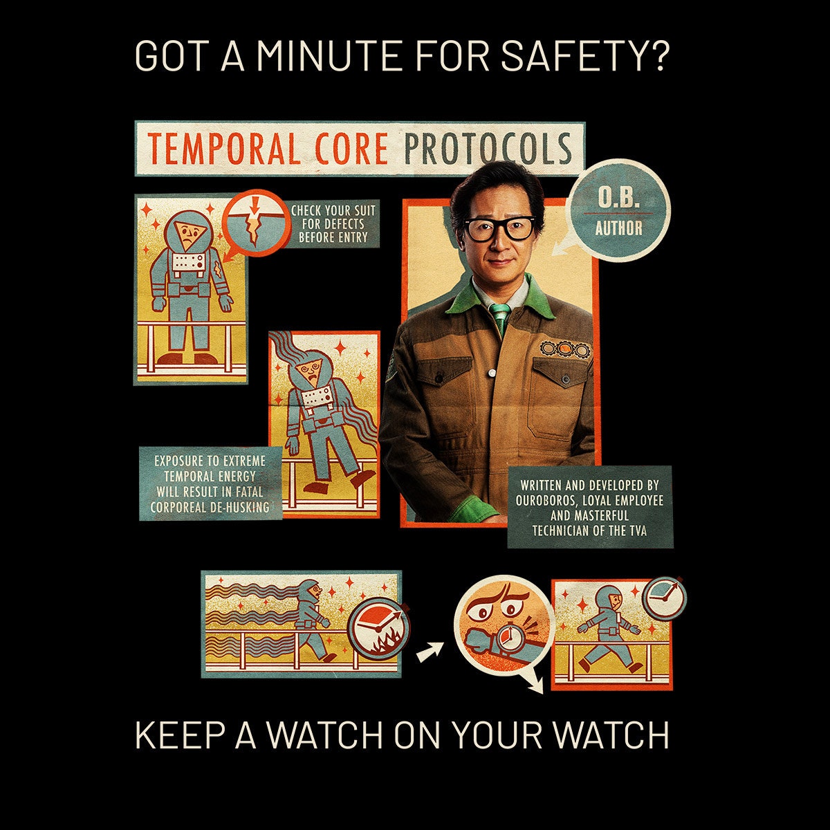 OB Loki 2 Ouroboros TVA Agent and Technician Safety Protocol - Etsy