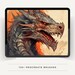 Procreate Stamps Dragon. Procreate Dragon Heads Brushes. Fantasy Magic ...