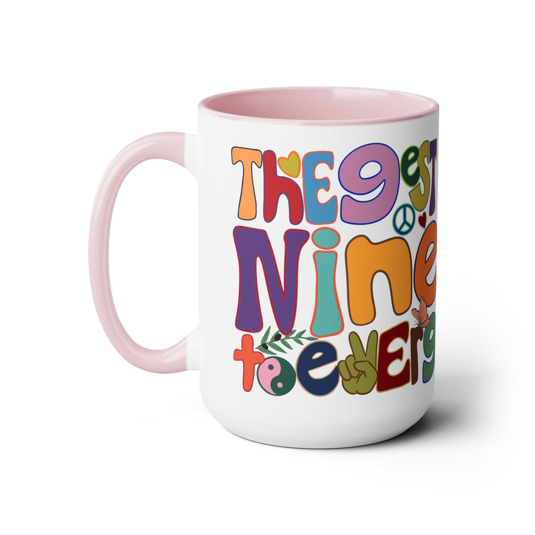 Enneagram Type 9 Peacemaker Mug, Two-tone Ceramic Coffee Cup, 15oz - Etsy