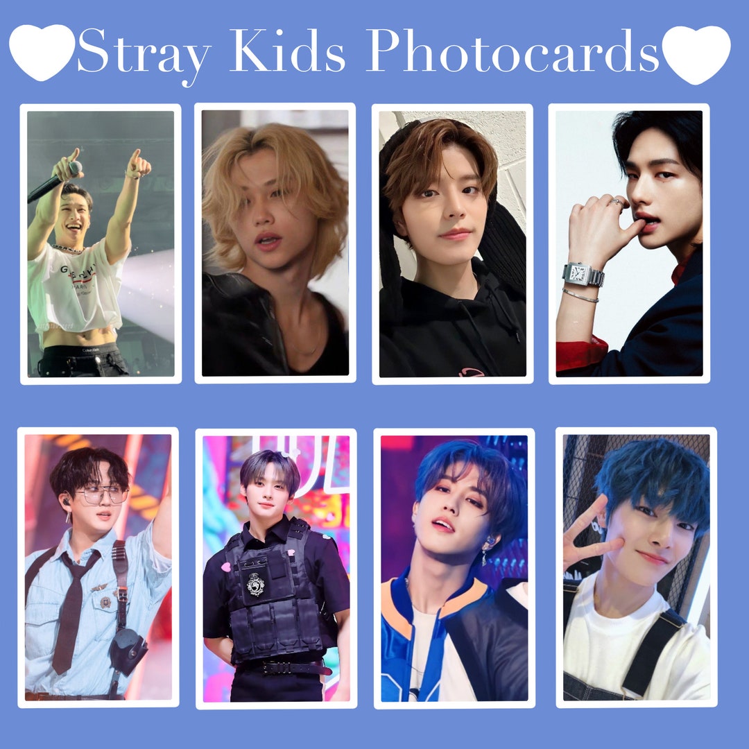 STRAY KIDS Photocards Randomised Unofficial - Etsy