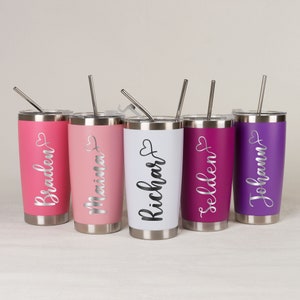 Personalized 20 OZ Tumbler, Custom Travel Mug, Laser Engraved Tumblers ...
