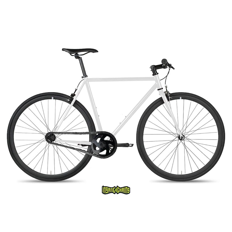 Black Snap-on Chain Caps, Sleek Fixed Gear Bike Accessories, Tool Free ...