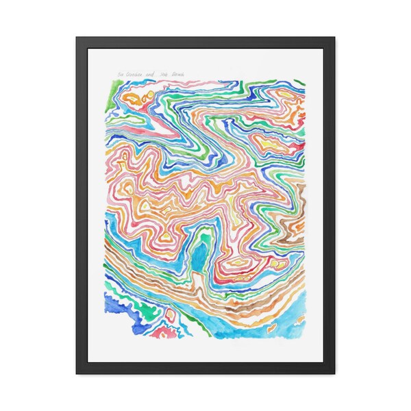 Framed Os Map - Etsy UK