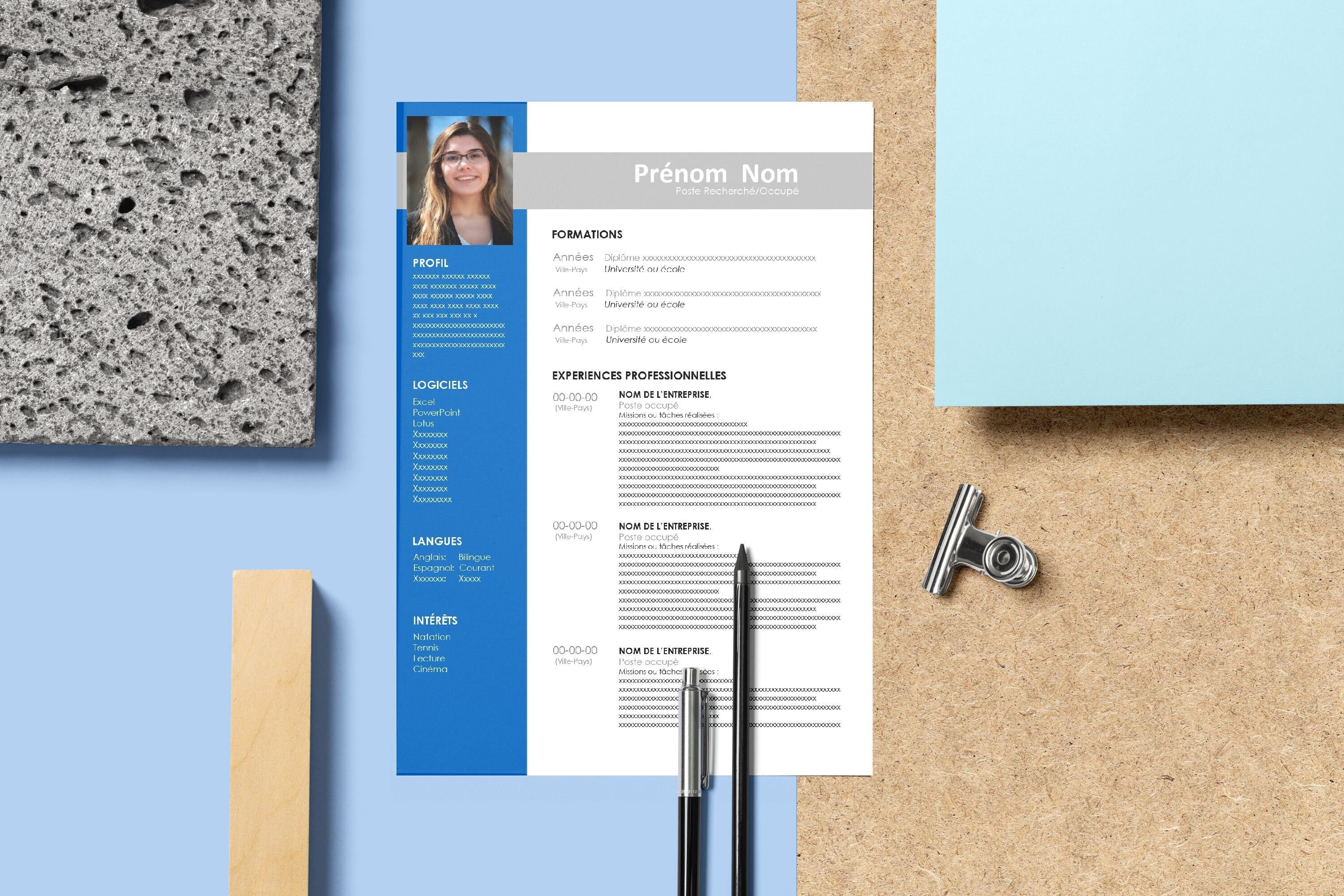 Word CV TEMPLATE. Professional CV Template. Free CV Template. CV ...