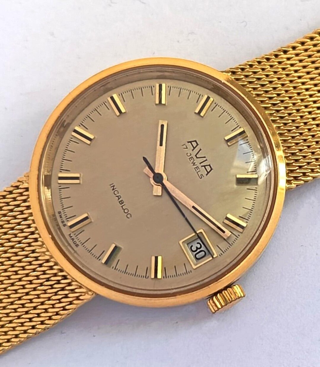 17jewels Swiss Made Avia Men's Wind up Vintage Watch. - Etsy