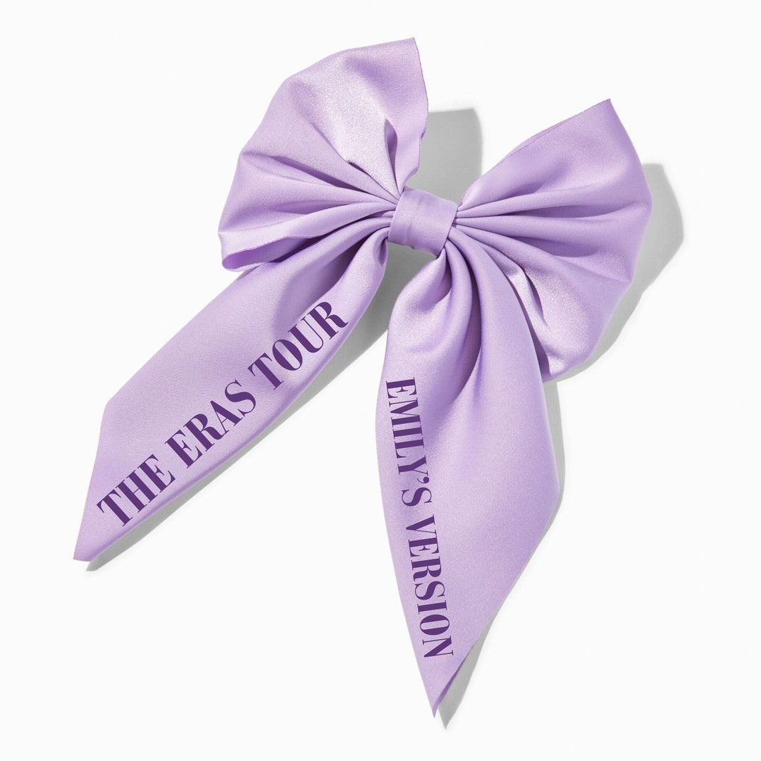 PERSONALISED Taylor Swift the Eras Tour Name Version Hair Bow - Etsy