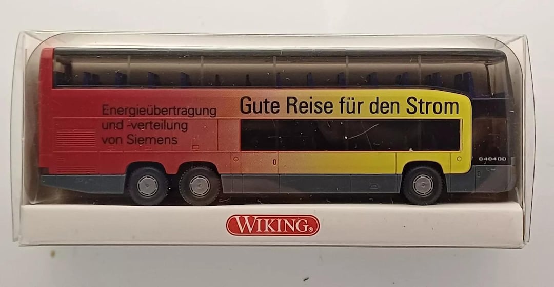 WIKING Mercedes-benz O 404 DD Coach – Siemens Edition – 1:87 H0 ...