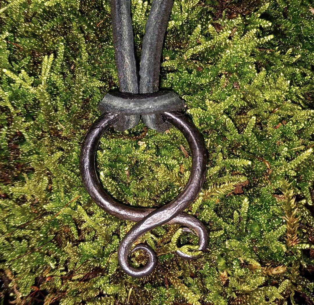 Hand-forged Troll Cross Amulet – Mystical Protection Symbol From Nordic ...