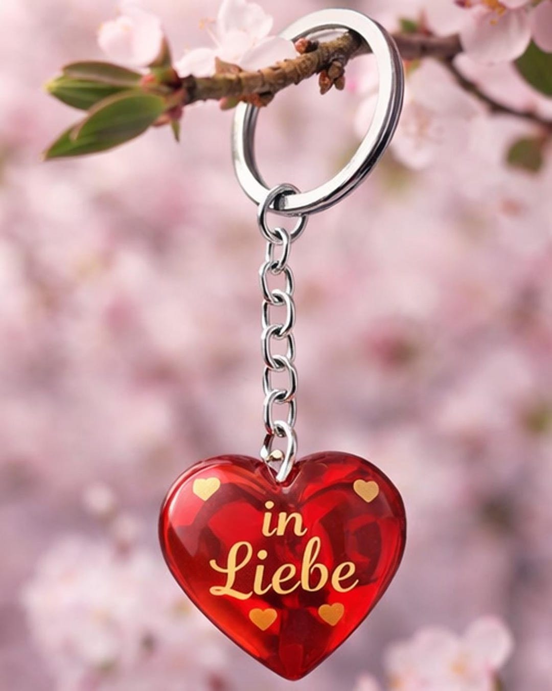 Heart-shaped Keychain 
