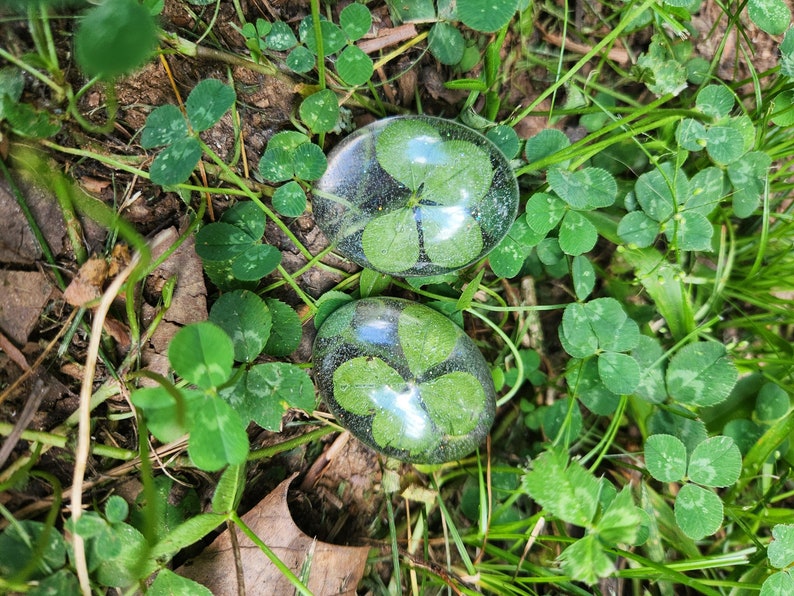 4 & 5 Leaf Clover Pocket Charms - Etsy