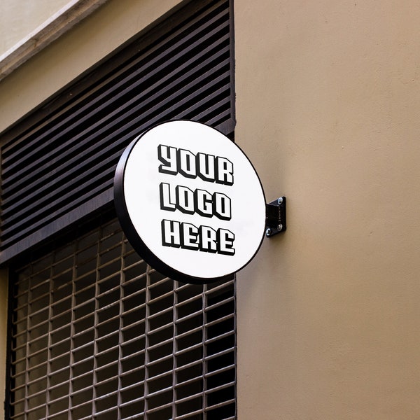 Exterior Circle Sign - Etsy