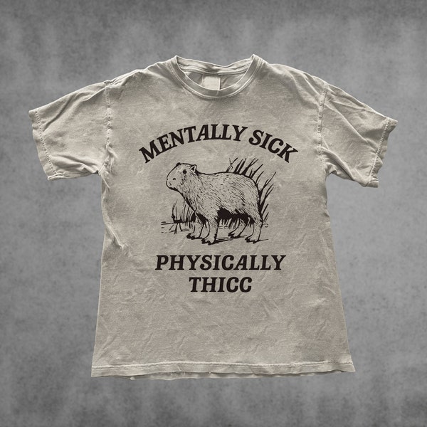 Sick Capybara - Etsy