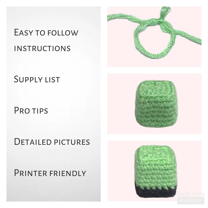 Friendly Crochet Creeper Pattern PDF Download - Etsy