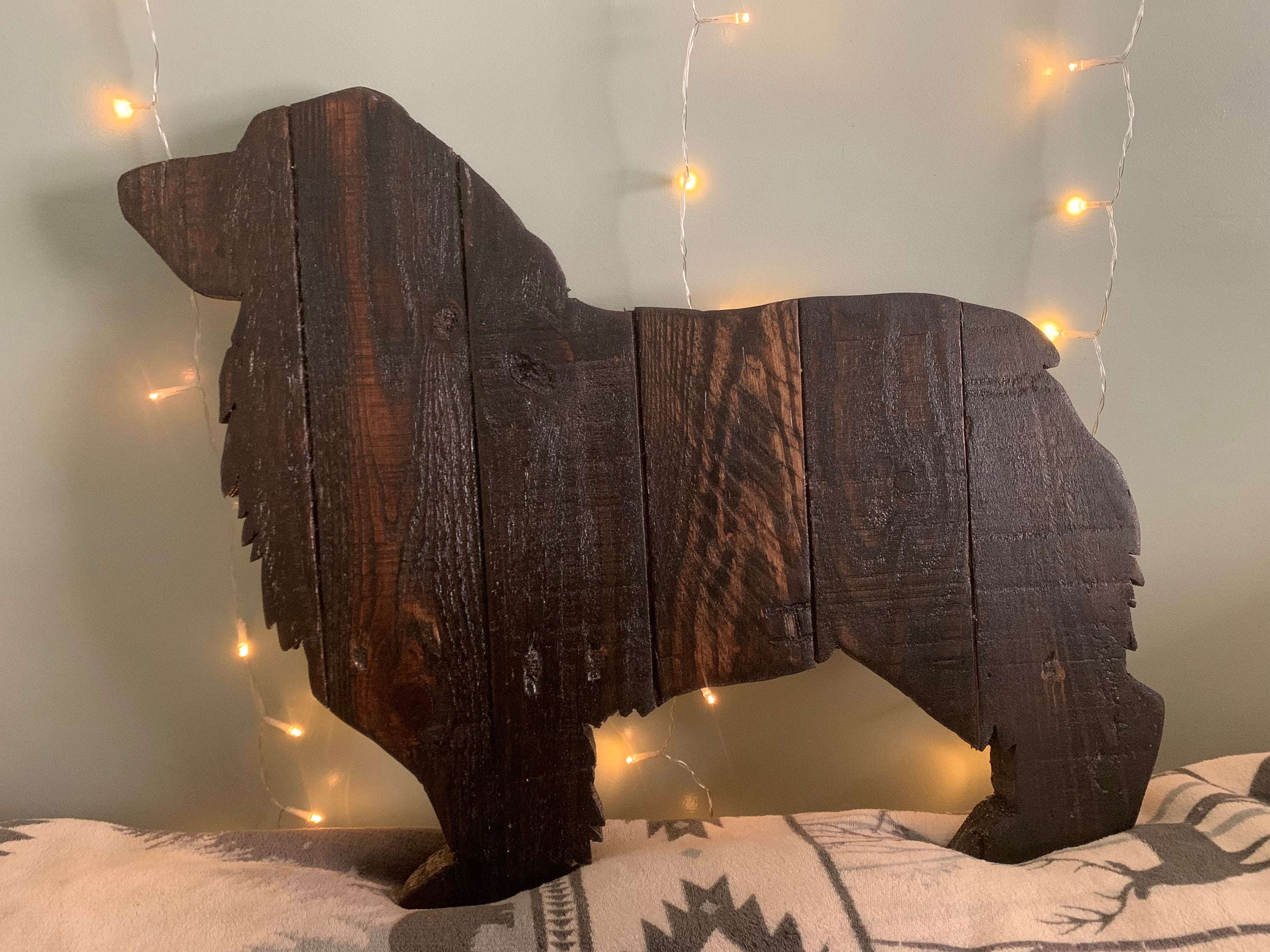 Dog Wall Art| Wooden Dog| Dog Memorial Decor| Wooden Dog Decor ...