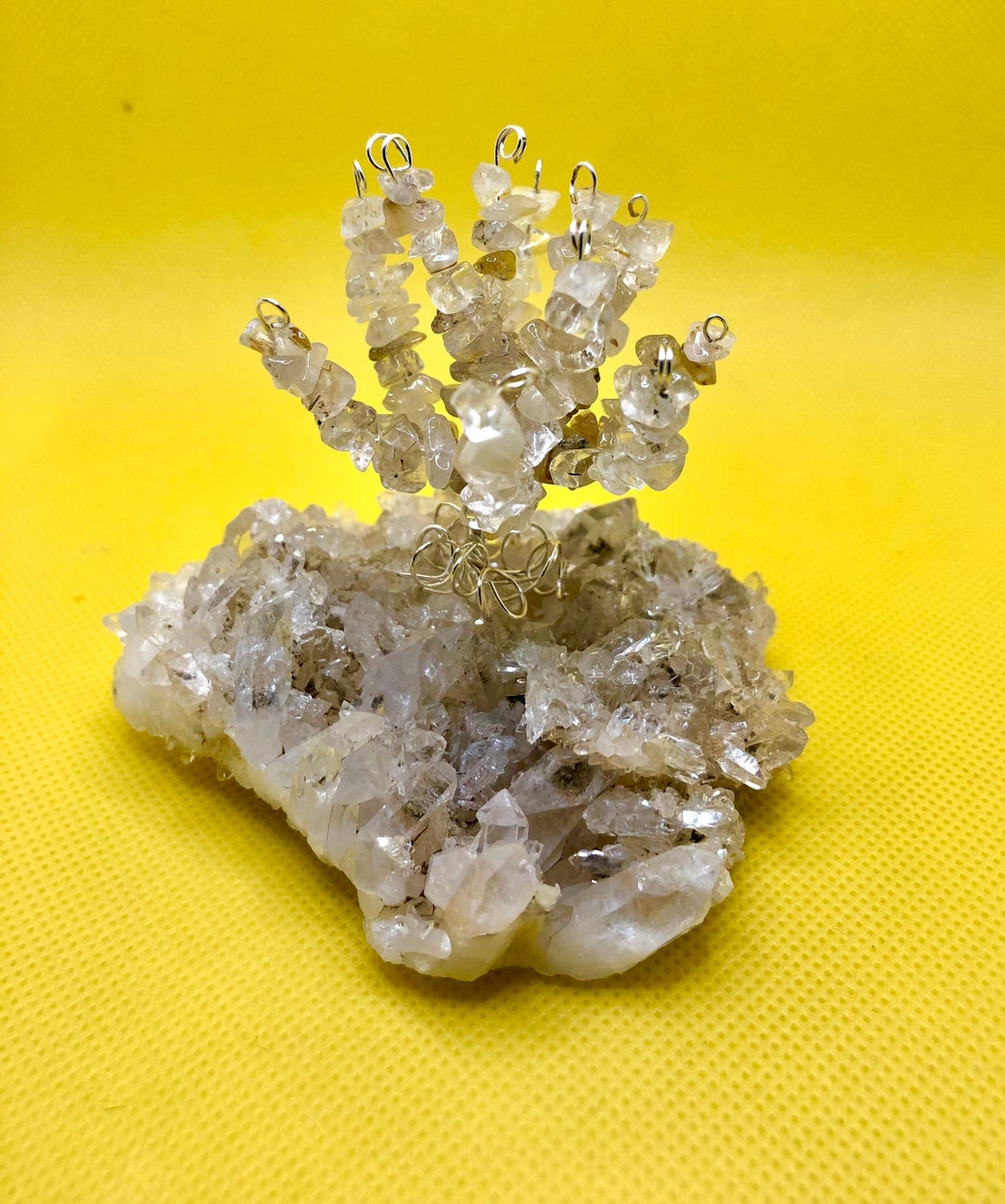 Healing Quartz Tree on Quartz Base - Etsy