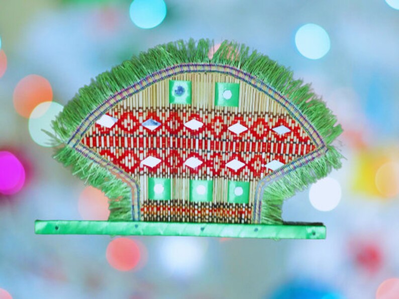 Ethnic Elegance: Punjabi Pakhi or Pakistani Handheld Fan Art - Etsy Canada