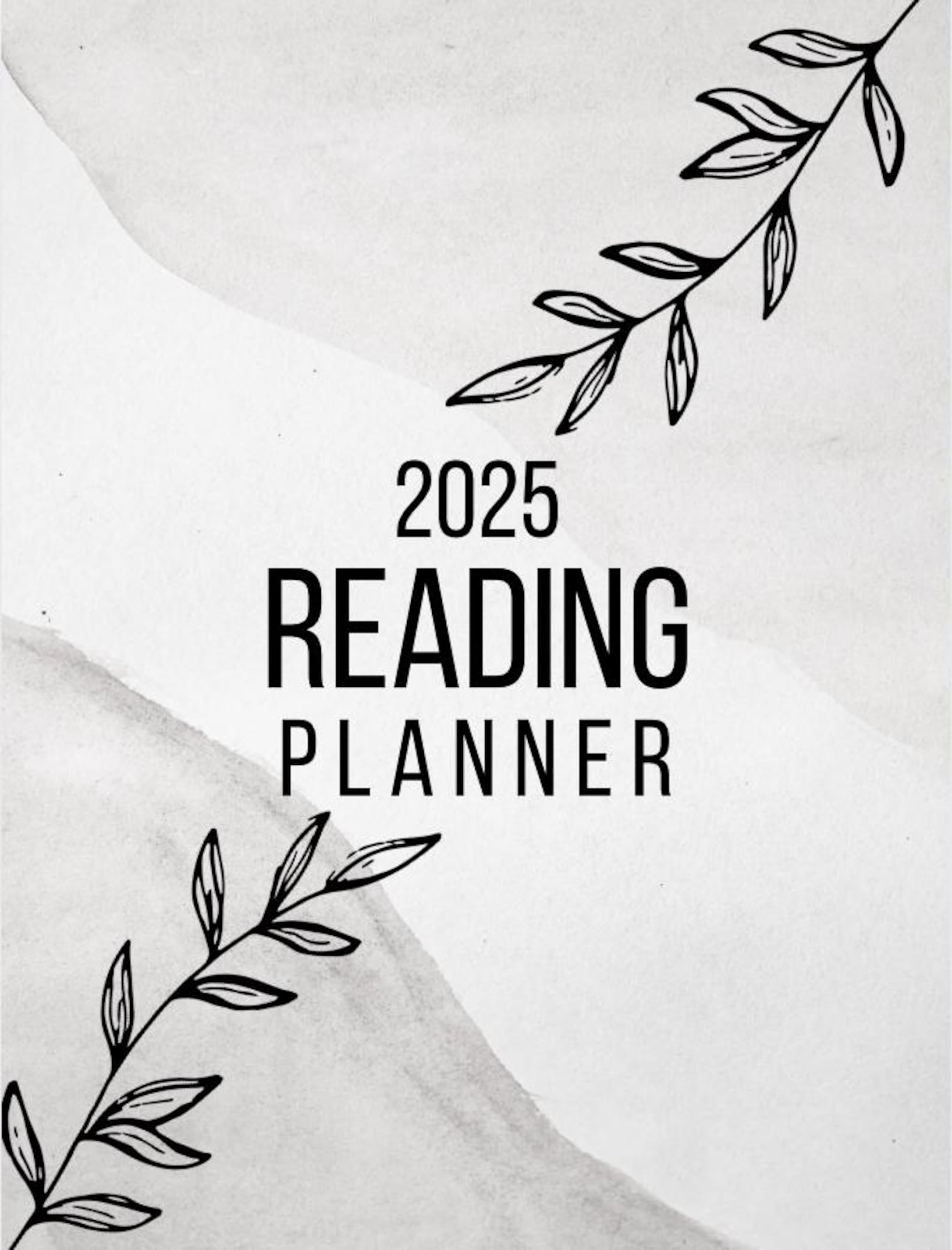 2025 Digital Reading Planner Template | Book Journal, Reading Log, Fav ...