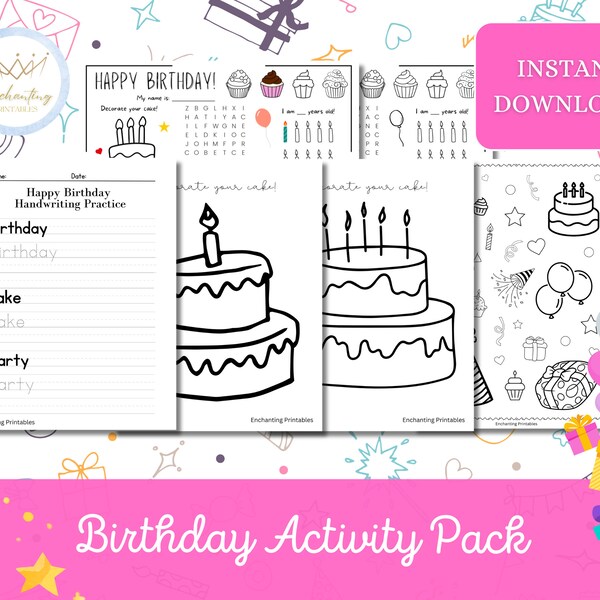 50th Birthday Coloring Pages - Etsy