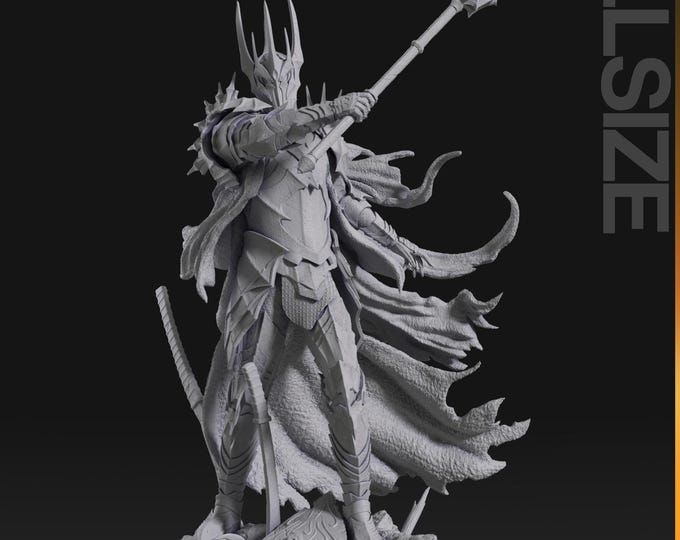 Sauron Lord of the Rings 3D Figure High Quality Print Lord of the Rings ...