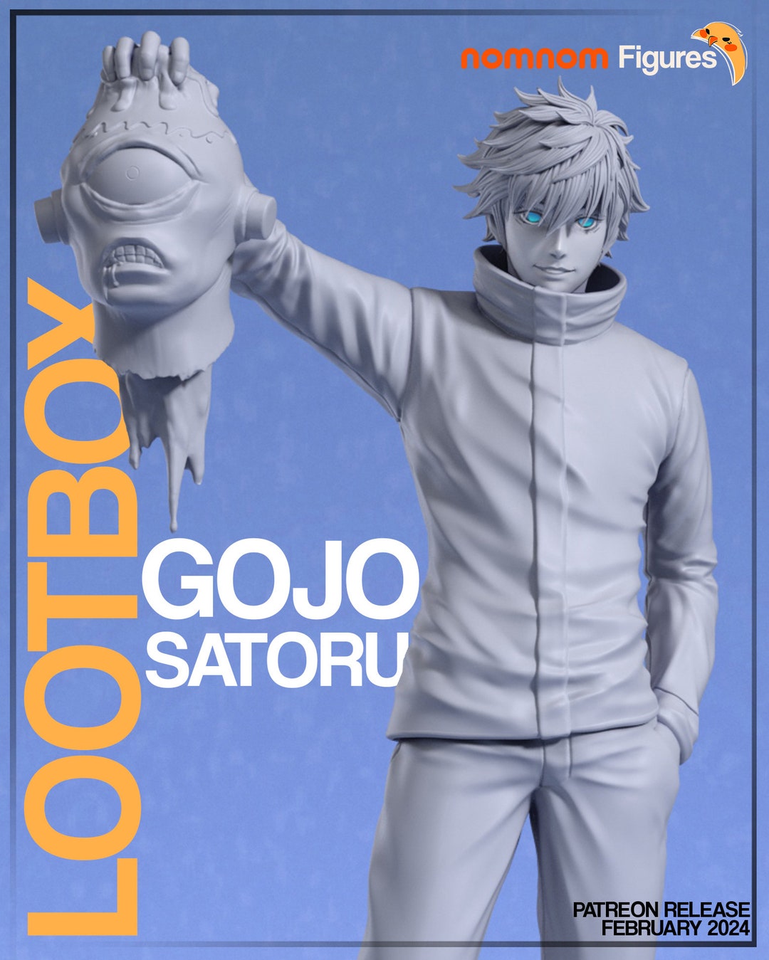 Gojo Satoru 3D Figure - High Quality Print - Jujutsu Kaisen - Anime ...
