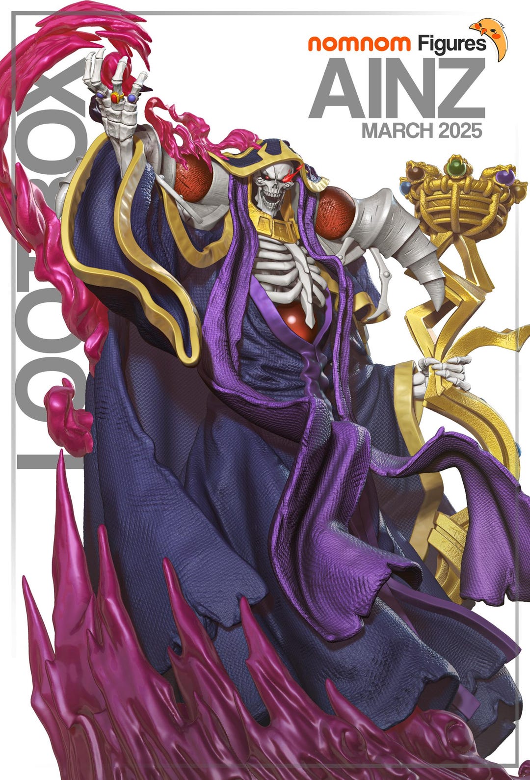 Ainz Ooal Gown - Overlord - Anime - High Quality Print - 3D Sculpture ...
