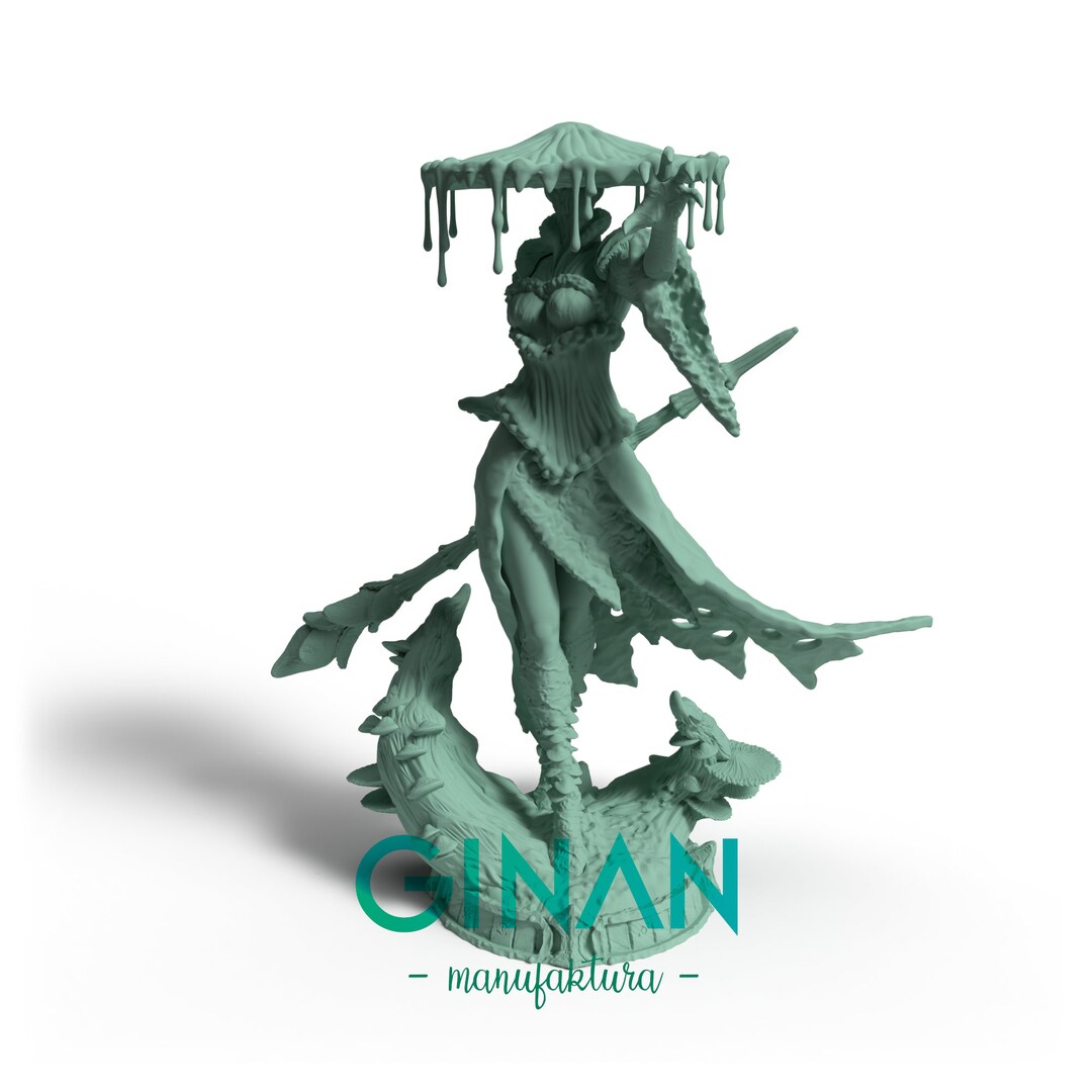 The Fungal Queen Figure 3D - High Quality Print - Dungeons and Dragons ...