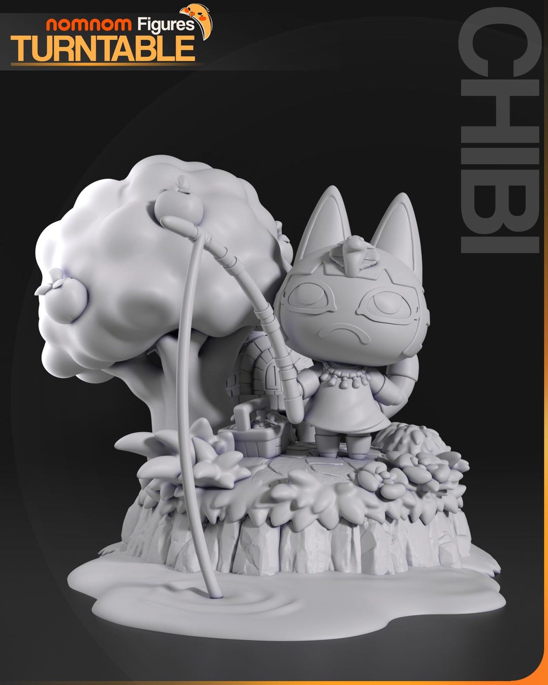 Chibi Ankha - Animal Crossing - 3D Figure - High Quality Print - Game ...