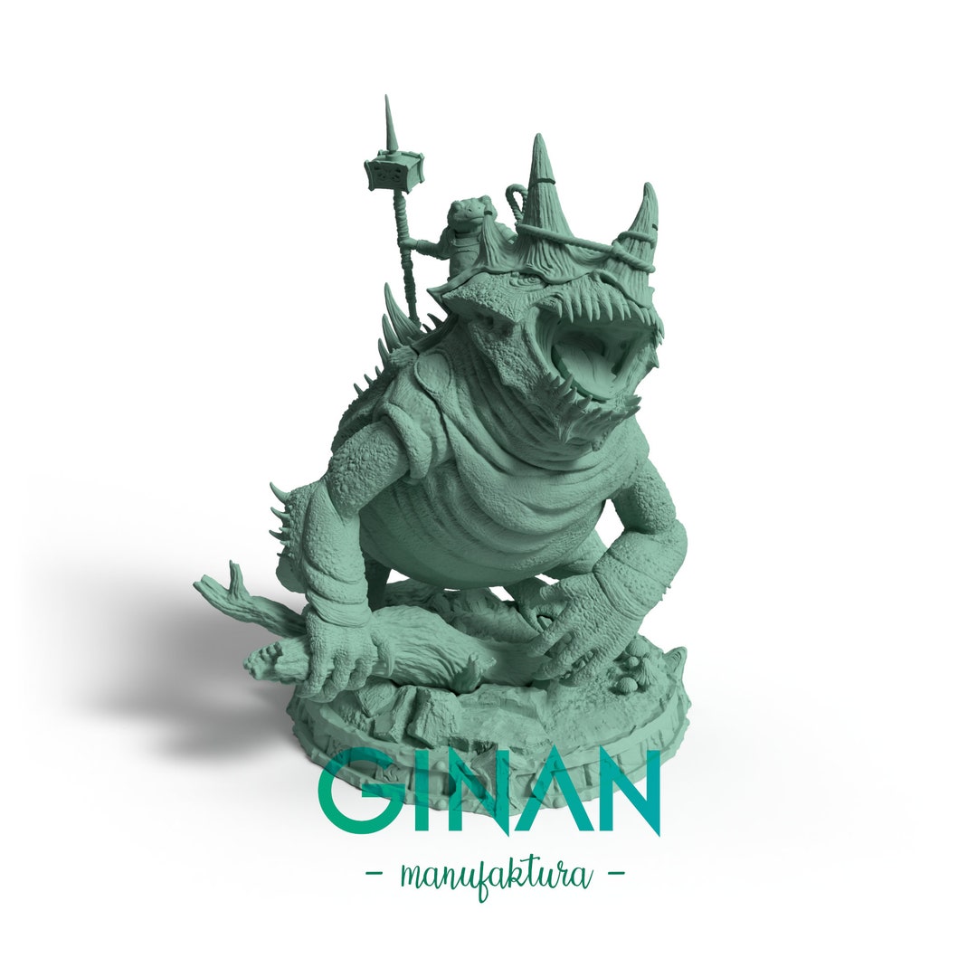 Toad Lord Figure 3D High Quality Print Dungeons and Dragons TTRPG ...