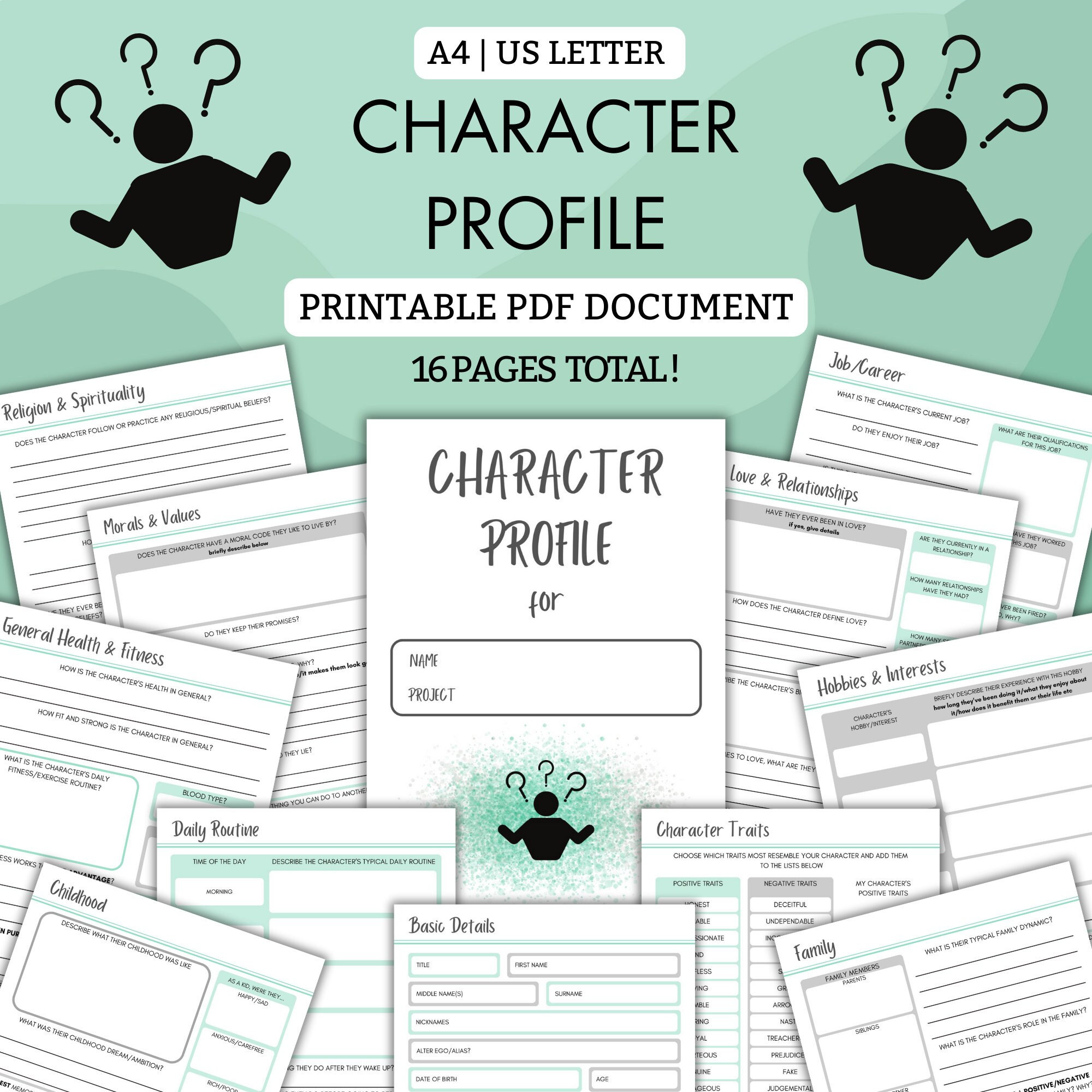 Create the Ultimate CHARACTER PROFILE for the Main Character of Your ...