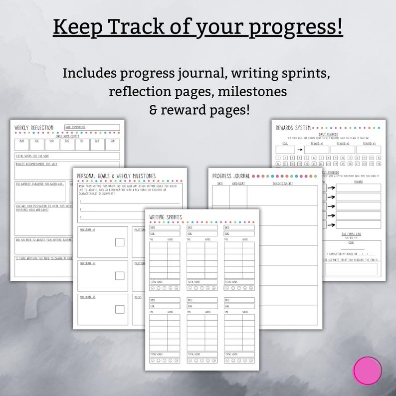 Writing & Story Planner | 30 Pages | Printable PDF | Perfect for ...