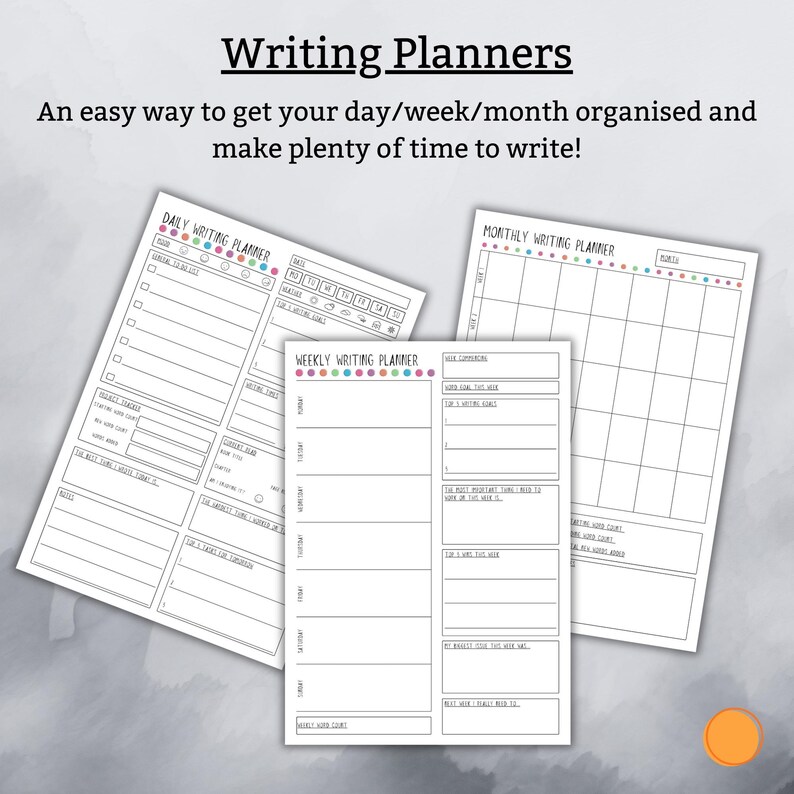 Writing & Story Planner | 30 Pages | Printable PDF | Perfect for ...