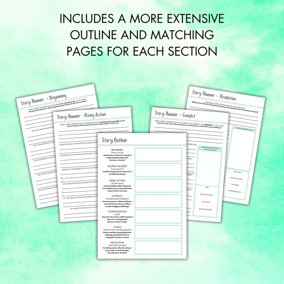 Plan Your Way to a Great Short Story With the 23 Page Planner! | PDF ...