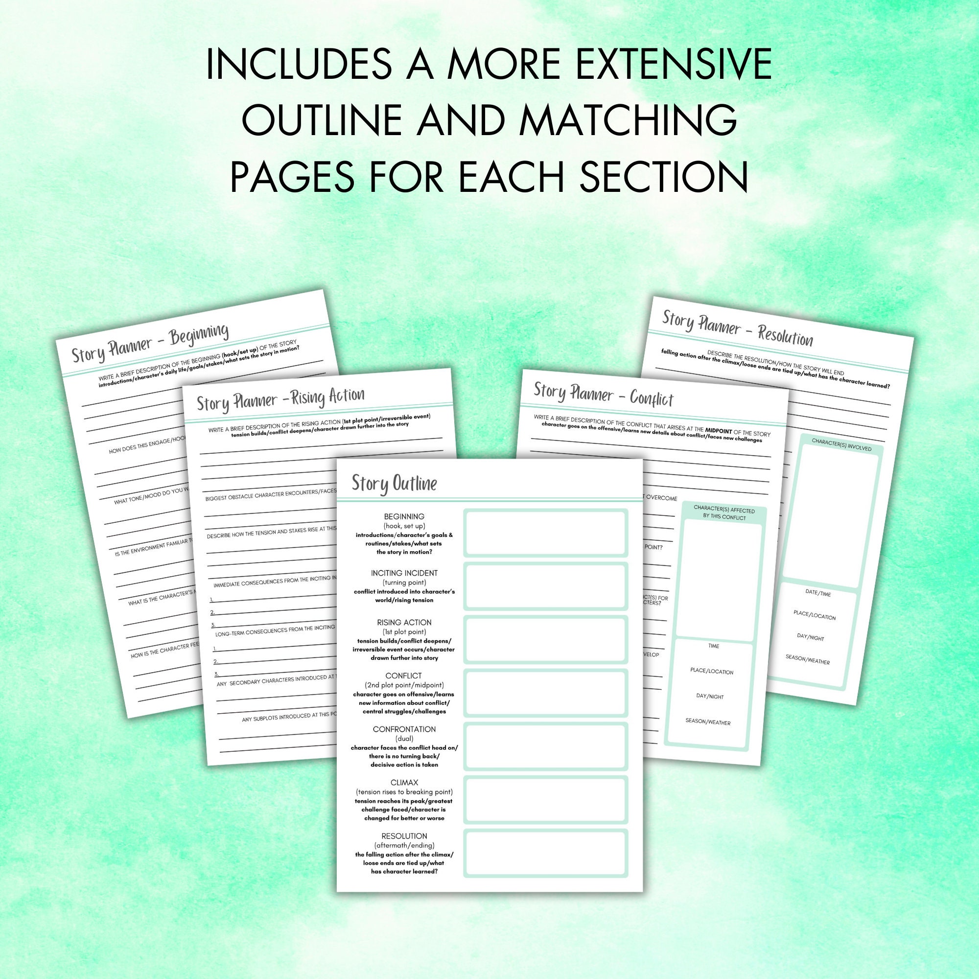 Plan Your Way to a Great Short Story With the 23 Page Planner! | PDF ...