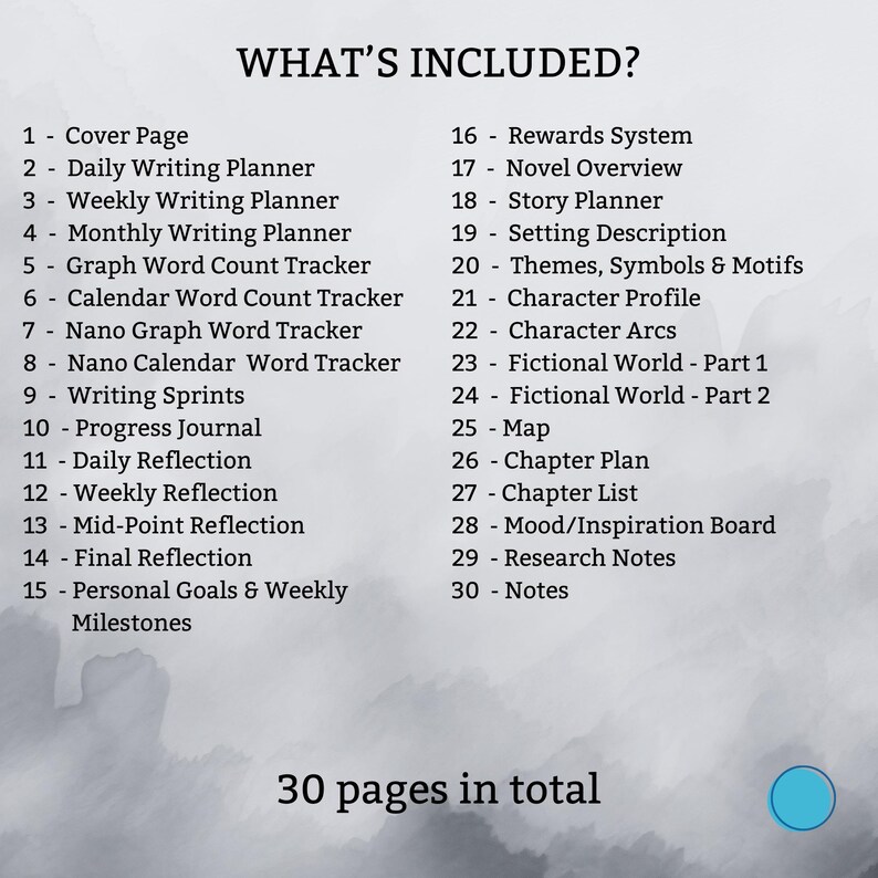Writing & Story Planner | 30 Pages | Printable PDF | Perfect for ...