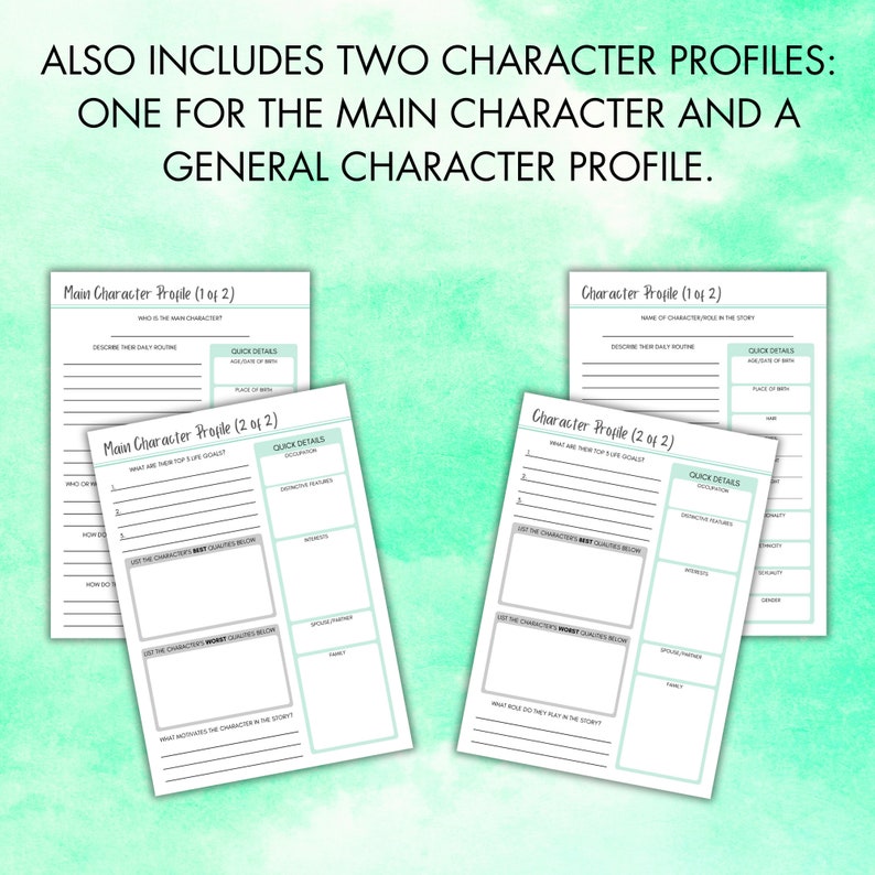 Plan Your Way to a Great Short Story With the 23 Page Planner! | PDF ...