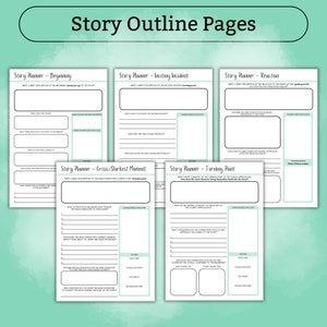 My Novel Planner | Printable PDF | 40 Pages to Help Plan Your ...