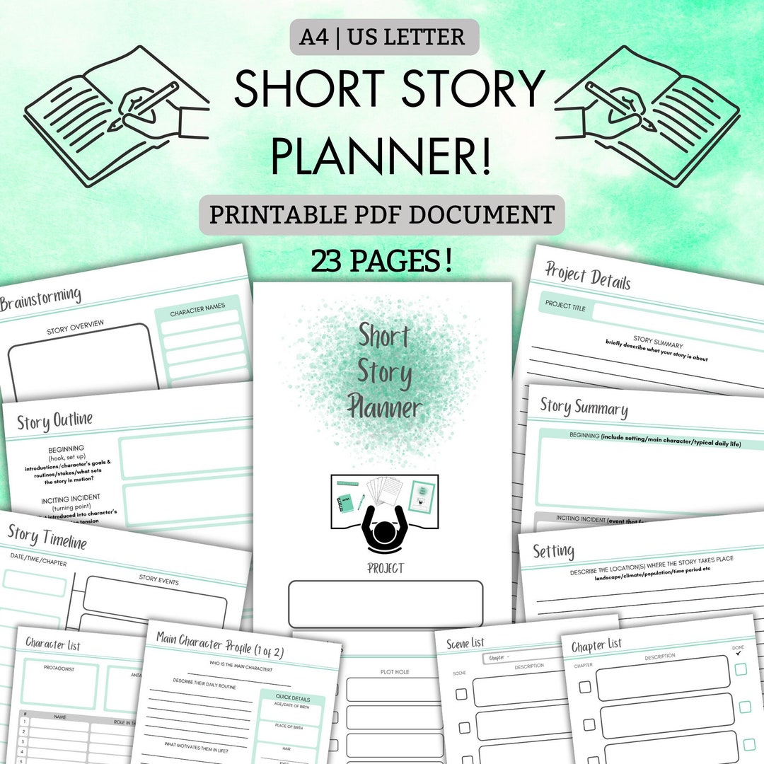 Plan Your Way to a Great Short Story With the 23 Page Planner! | PDF ...