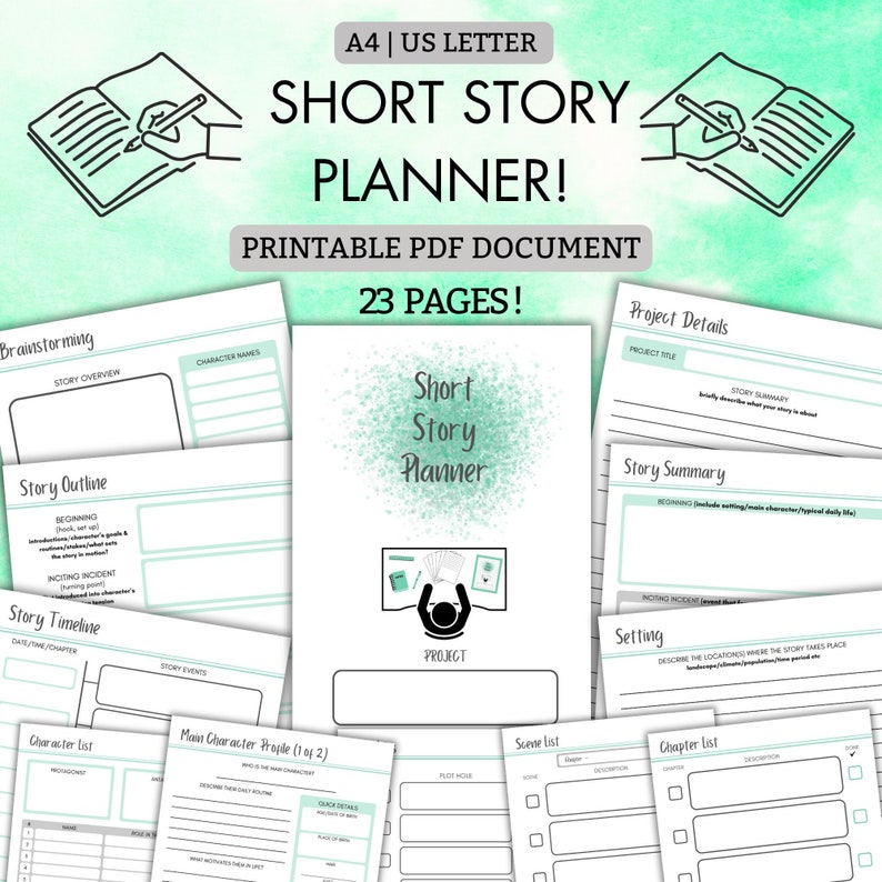 Plan Your Way to a Great Short Story With the 23 Page Planner! | PDF ...