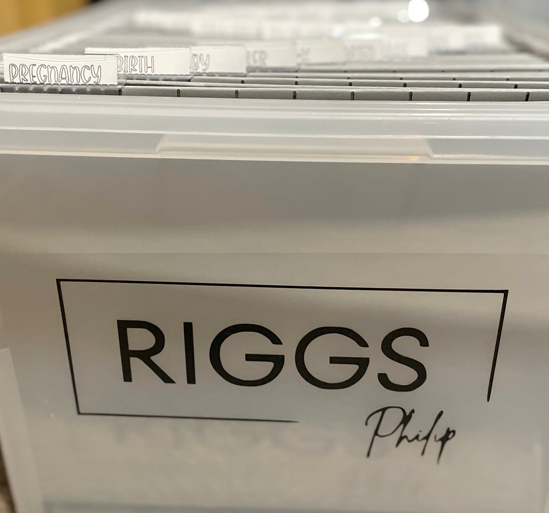 Baby Milestone Box Memory Box Organization Box School Box - Etsy