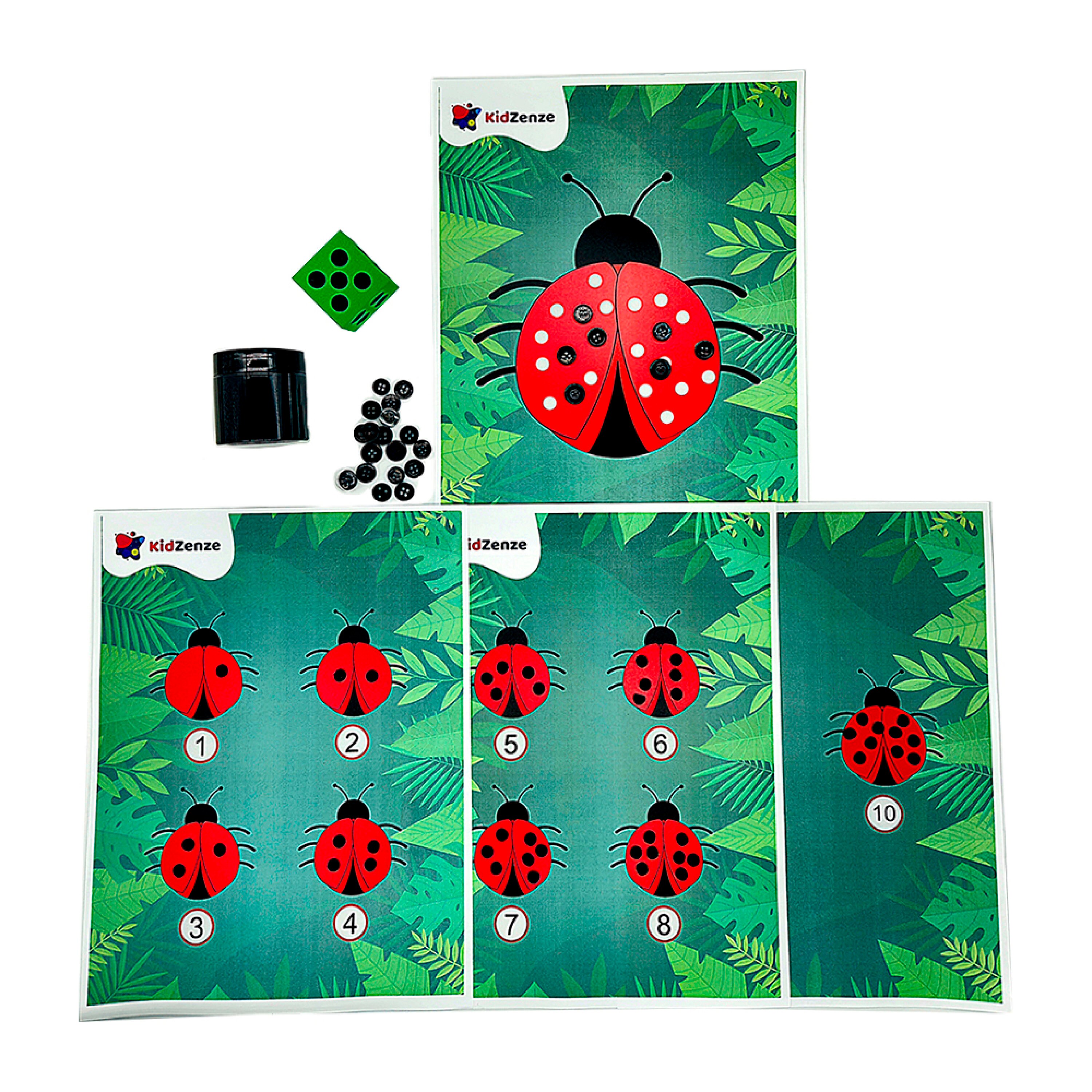Math Ladybug. Preschool Activities for Math. Home STEM Kit. Early ...