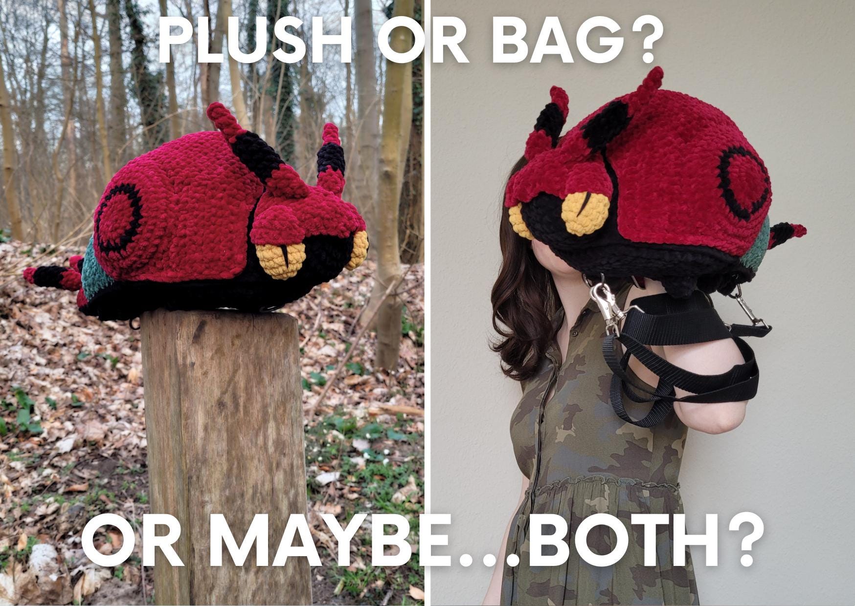 Venipede Amigurumi & Bag 2in1 Crochet Pattern - Etsy
