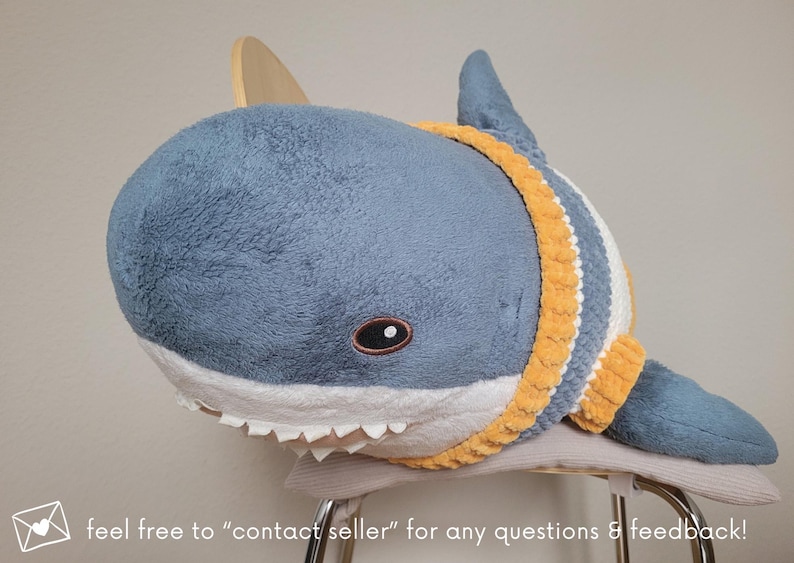 Blahaj Sweater Crochet PDF Pattern - Etsy