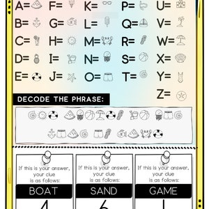 Summer Escape Room, Escape Room Games for Kids, Escape Room, Escape ...