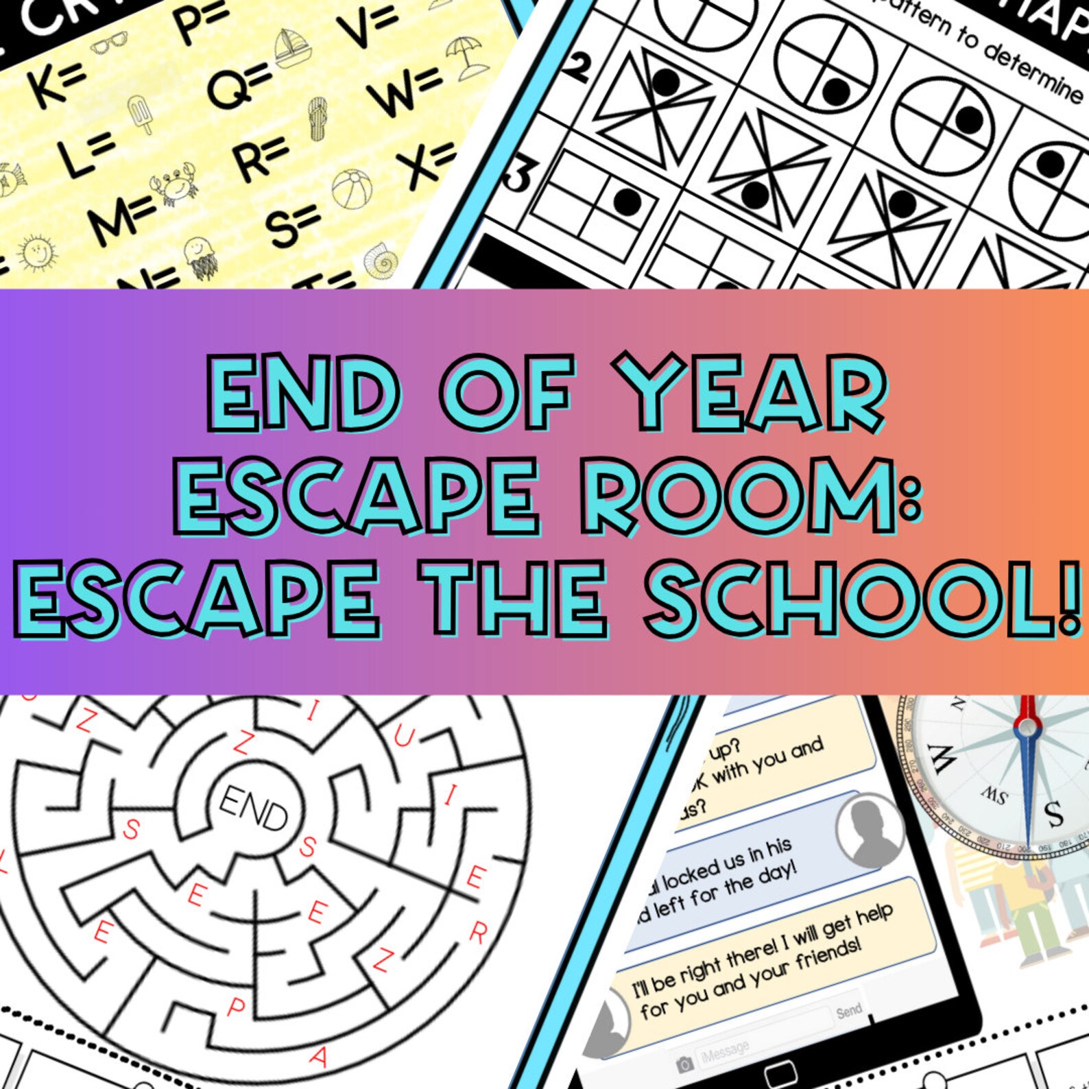 End of Year Escape Room, End of the Year Escape Room, Escape Room End ...