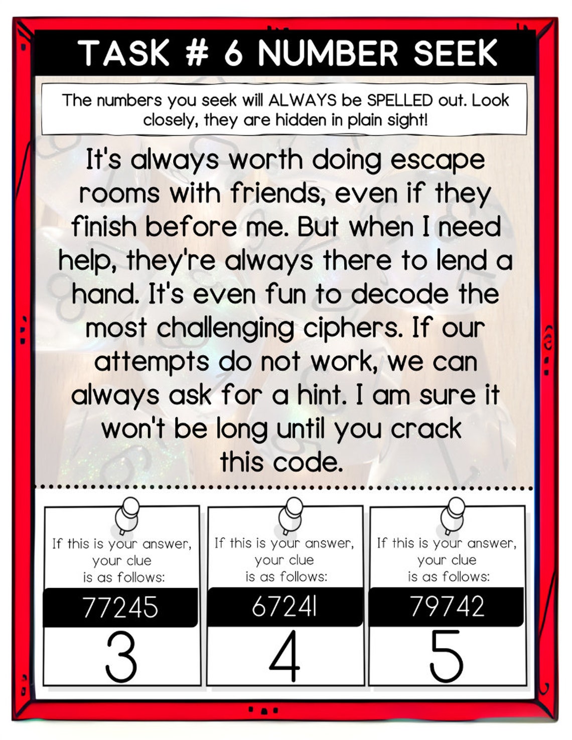 Back to School Escape Room, First Day of School Escape Room, Escape ...