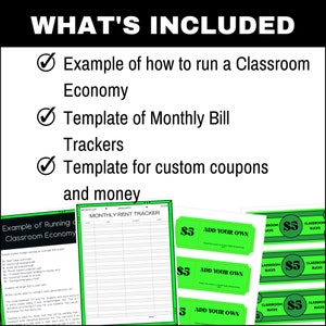 Classroom Economy, Classroom Financial Literacy, 1st-5th Grades ...